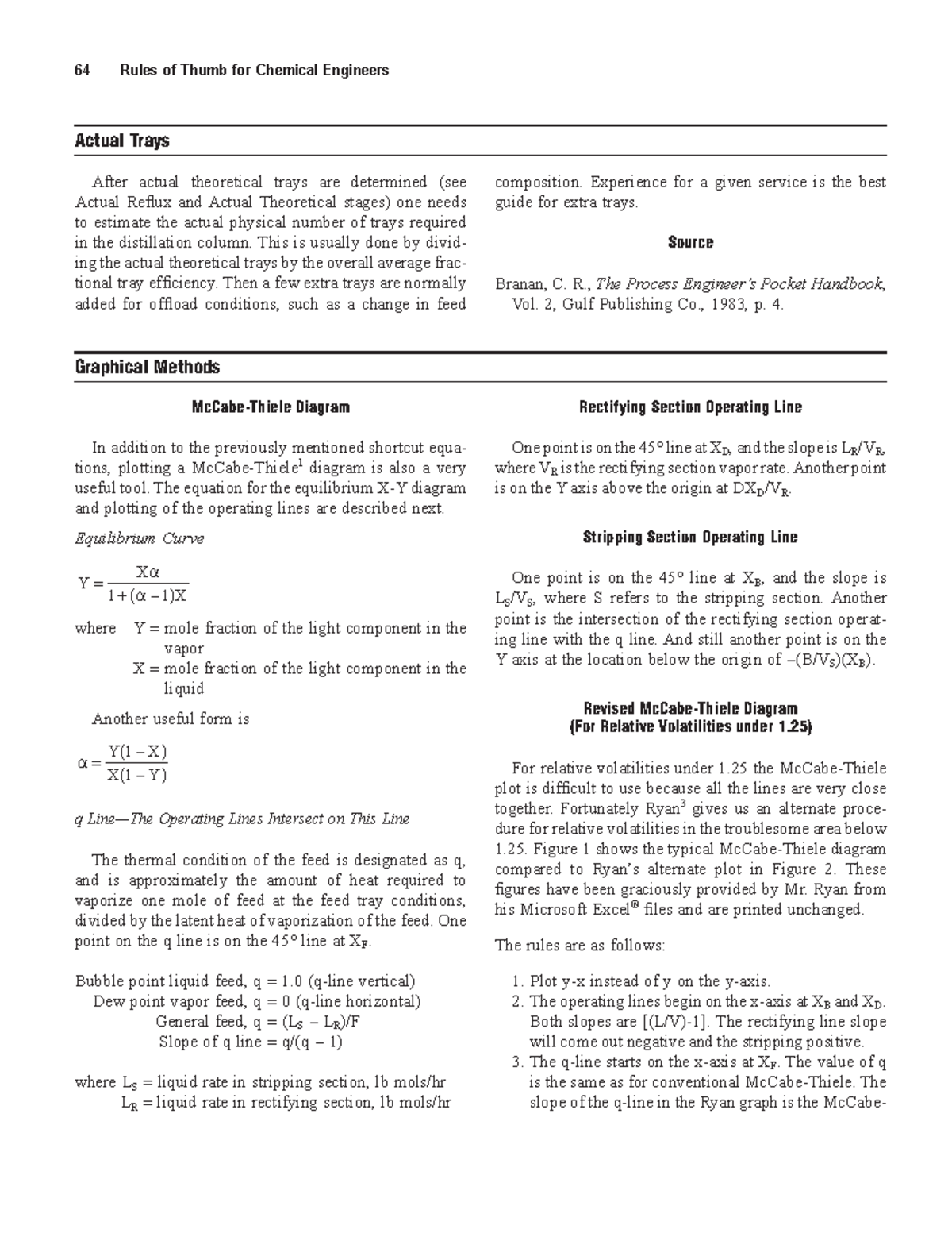 Branan (2005 ) - Rules of Thumb for Chemical Engineers 32 - 64 Rules of ...