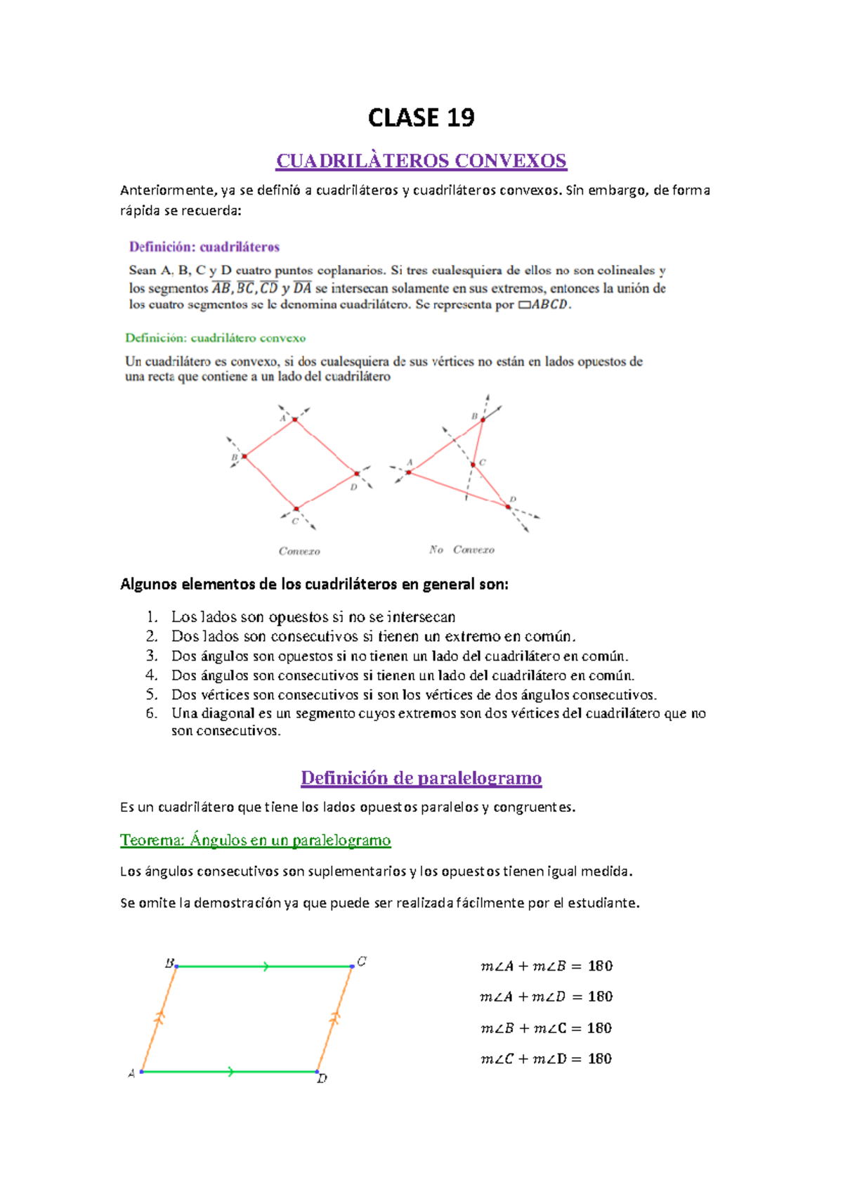 Cuadrilateros merged - dsadad - CLASE 1 9 CUADRILÀTEROS CONVEXOS ...