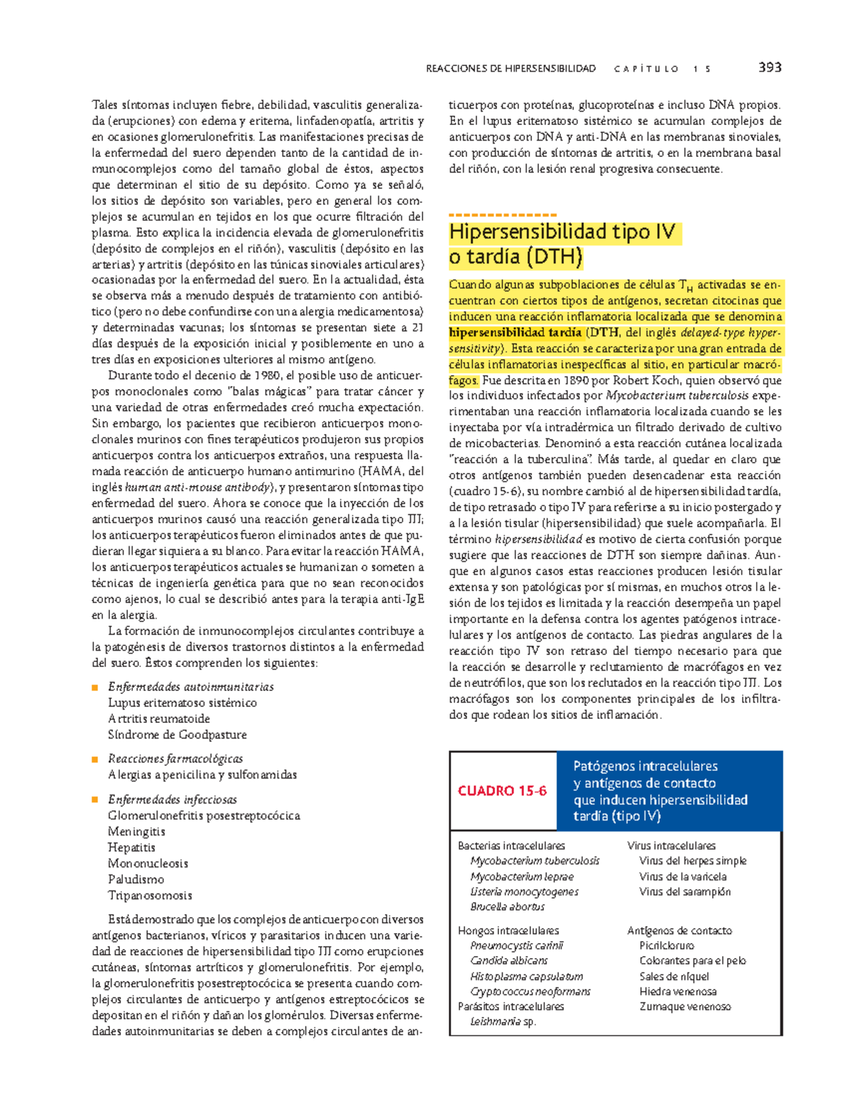 Expo inmuno - sdddddd - REACCIONES DE HIPERSENSIBILIDAD C A P Í T U L O ...