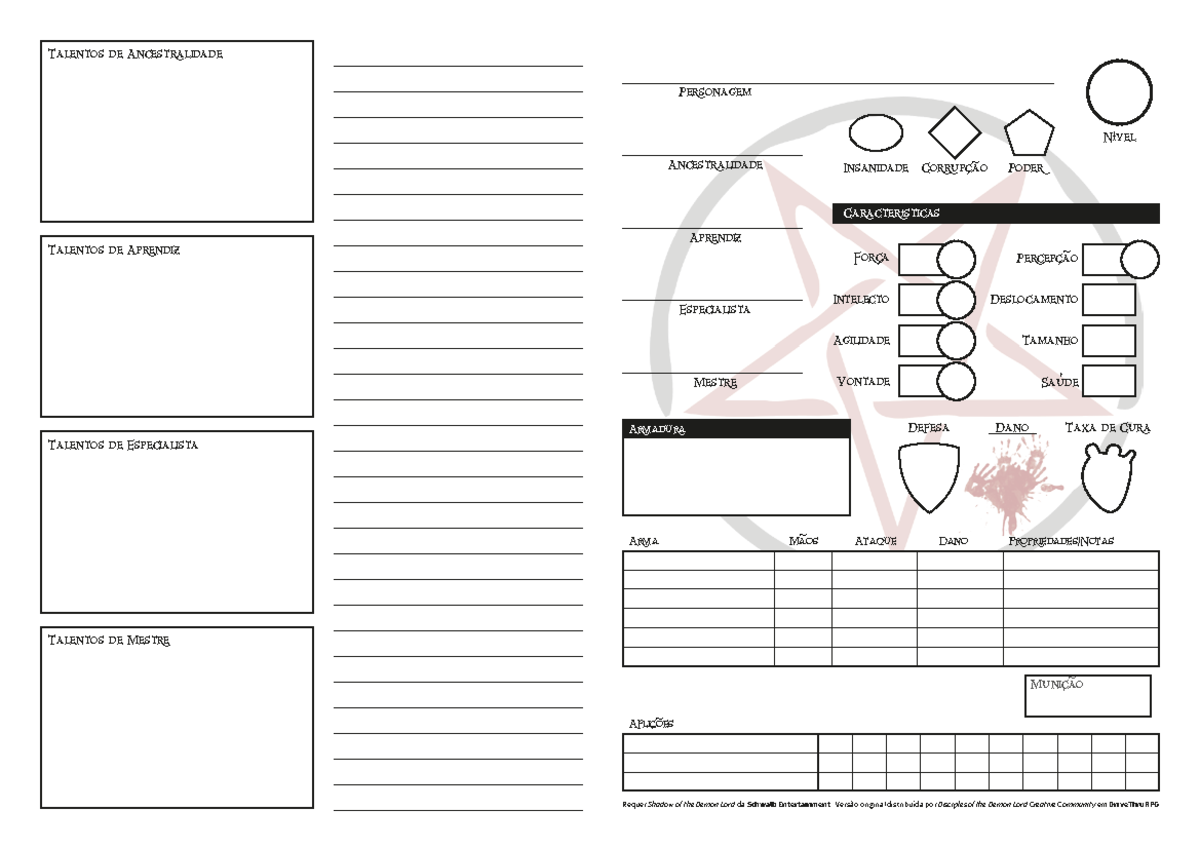 Shadow-Demon-Lord Inter PT - Personagem Ancestralidade Aprendiz ...