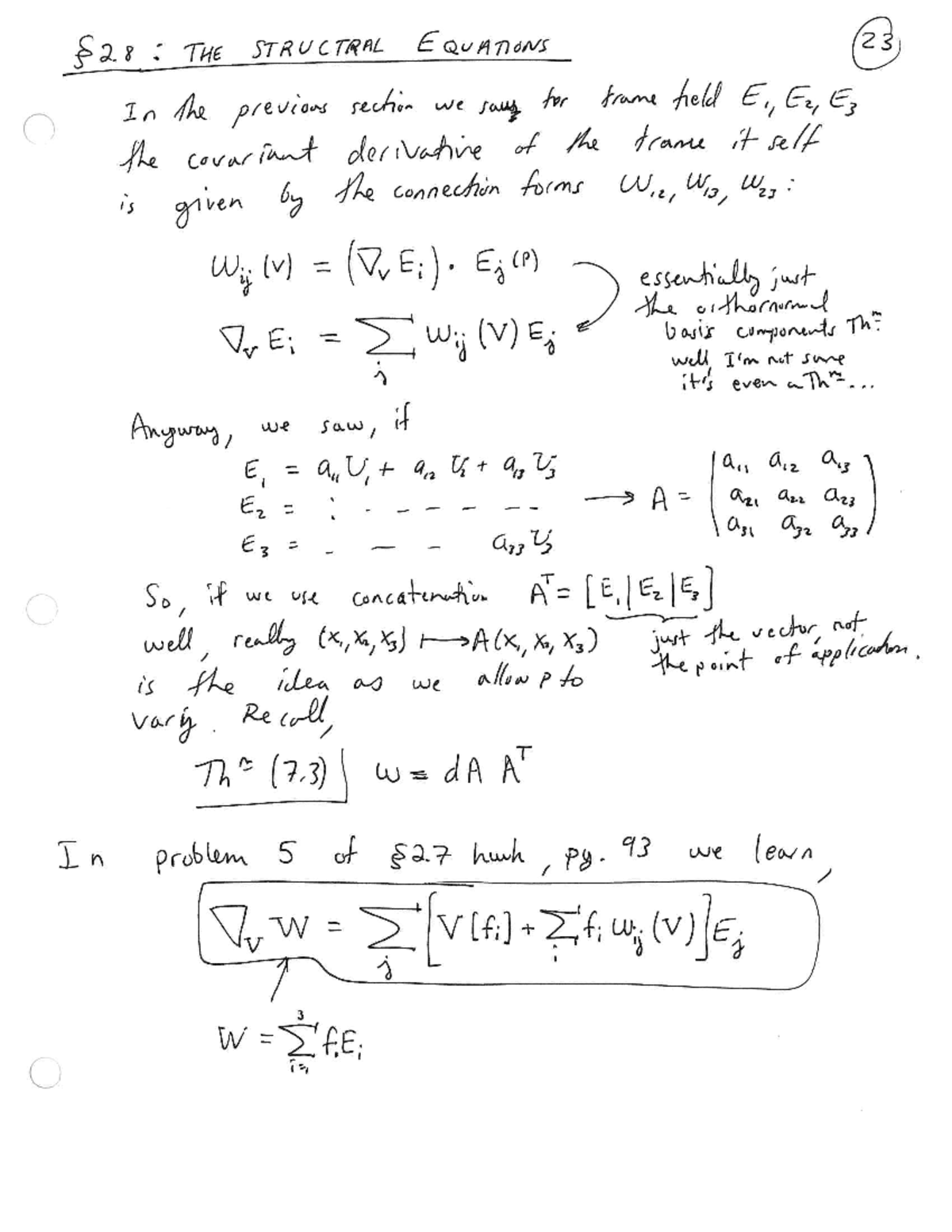 Lecture notes, lectures 2c - 5 - MATH 497 - 392 : We STRucmHL In we fw ...