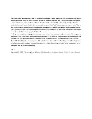 Hum Ableism Reflection Essay - Humanities Reflection Essay: The Cause ...