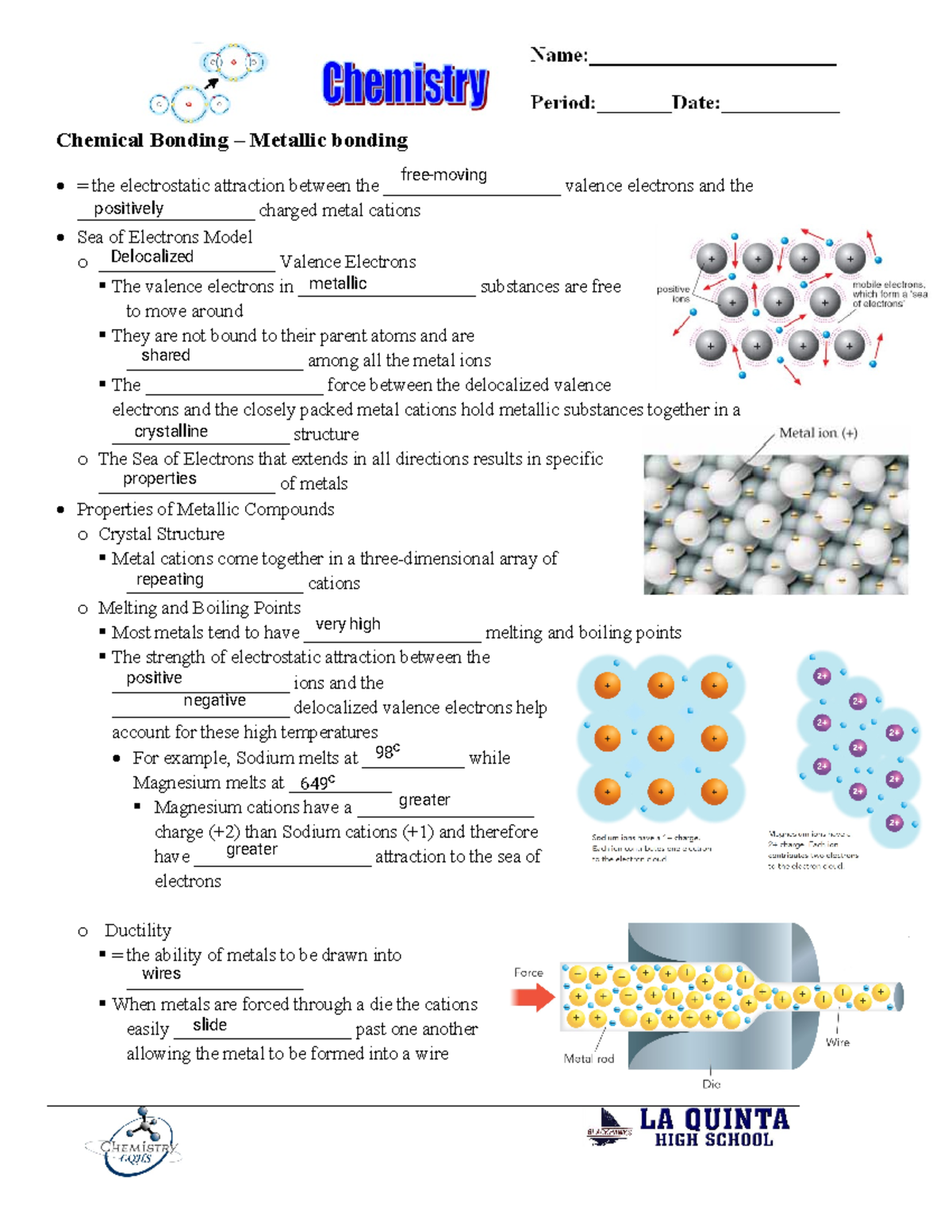 Kami Export - Stephen Squillace 1 - Notes Template - Metallic Bonding ...