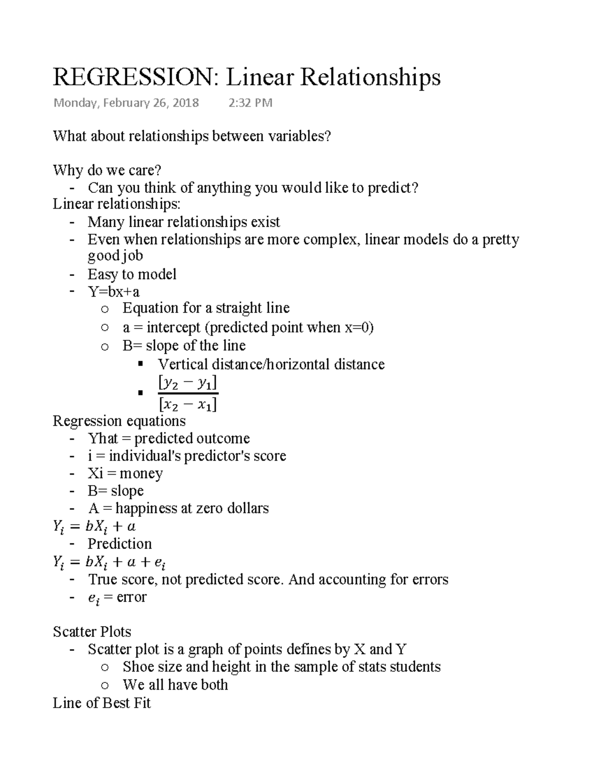 7 Regression Linear Relationships - Warning: TT: undefined function: 32 ...