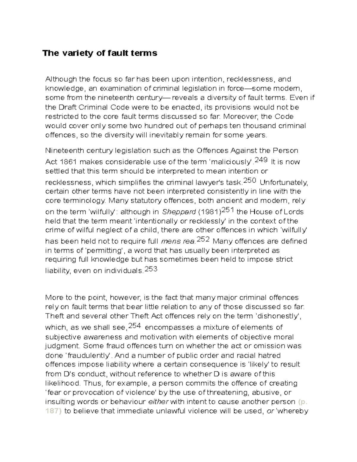 The variety of fault terms - The variety of fault terms Although the ...