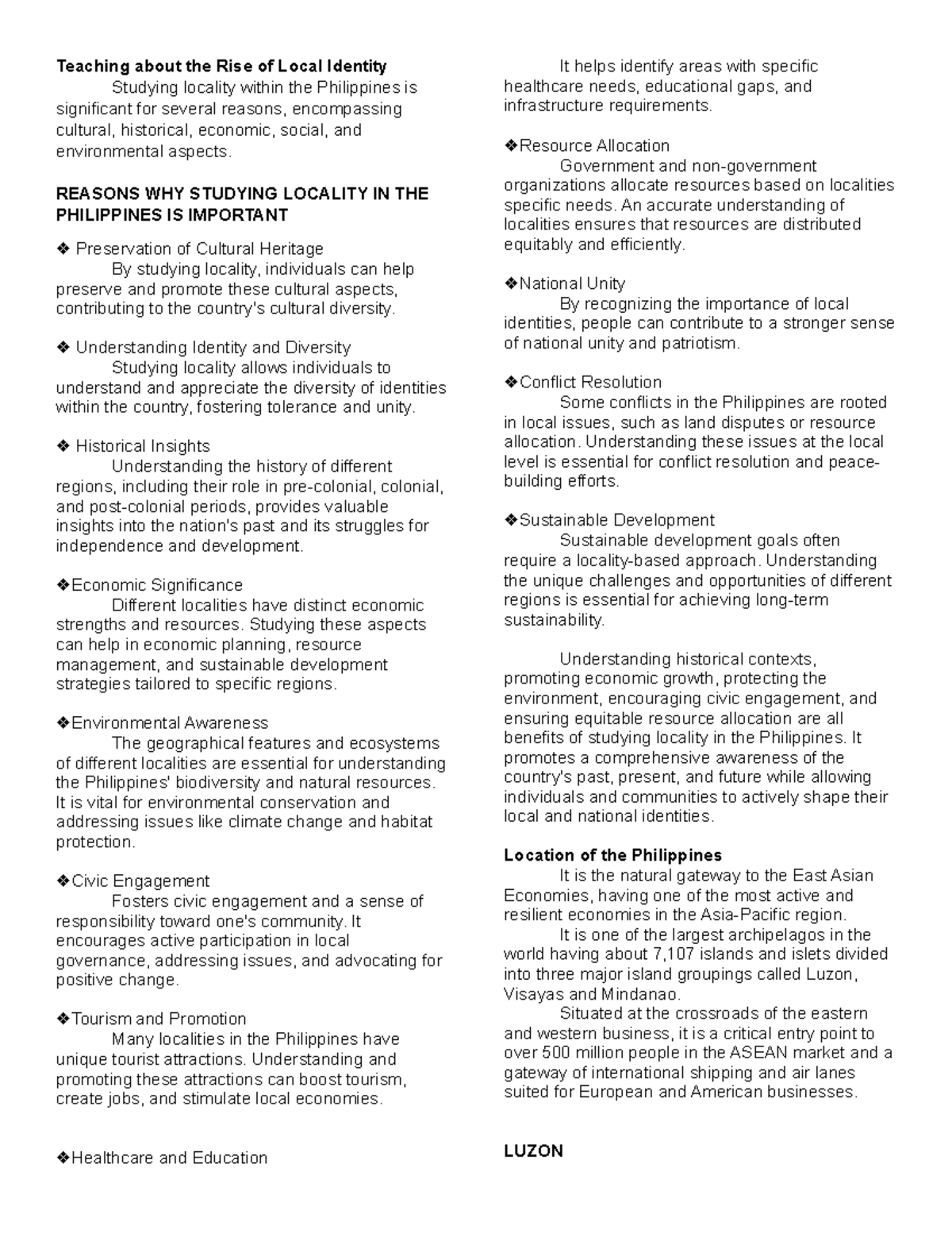 Ap prelim - it can be helpful notes for everyone - Teaching about the ...