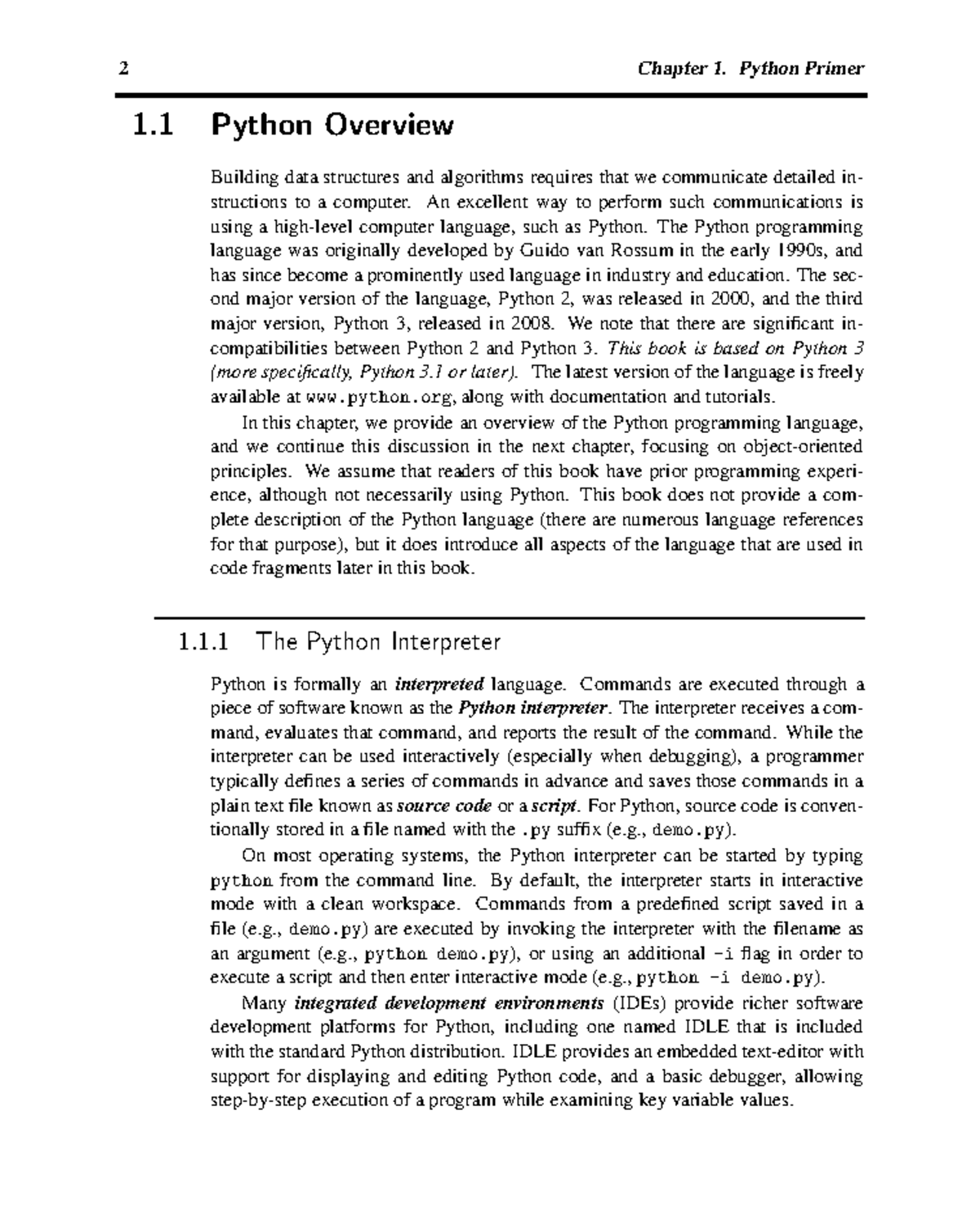 Python Overview - ini adalah materi pada mata kuliah Dasar Pemrograman ...