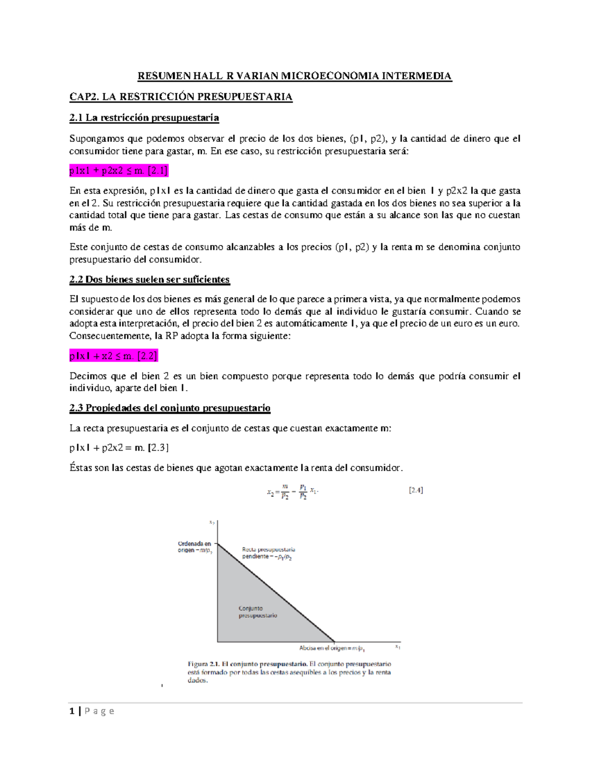 Resumen HALL R Varian Microeconomia Intermedia - RESUMEN HALL R VARIAN ...