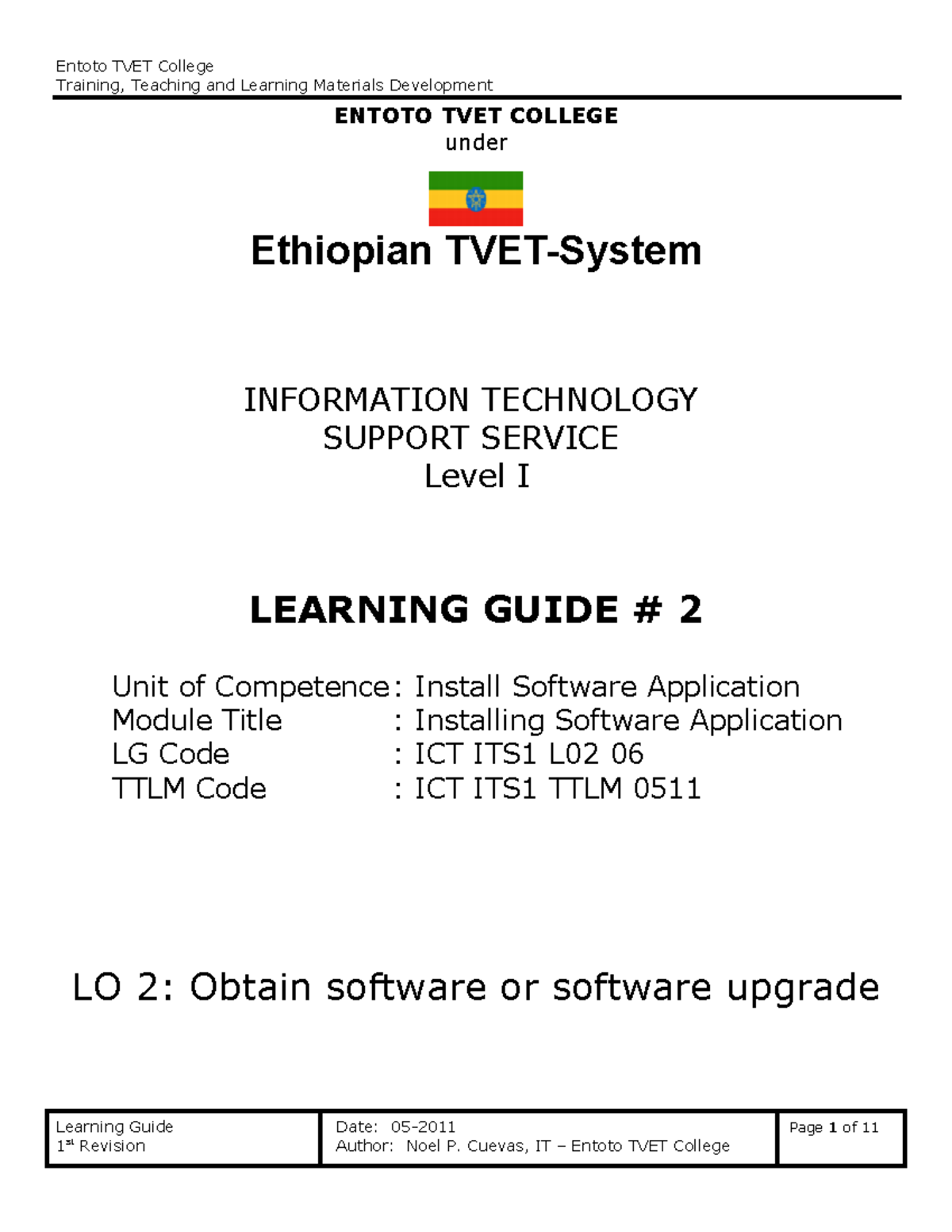 LO2 - Connecting Hardware Peripherals - Training, Teaching and Learning Materials Development ...