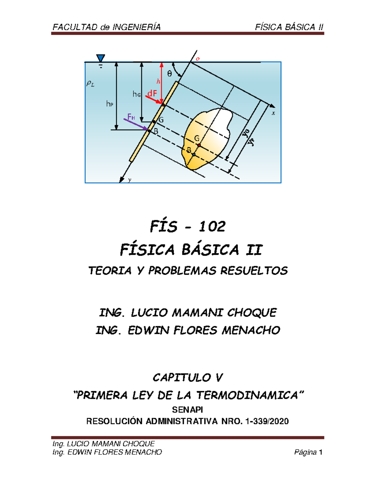 FIS102-LMC5-2023 - informes pasados - Ing. LUCIO MAMANI CHOQUE o x y ...