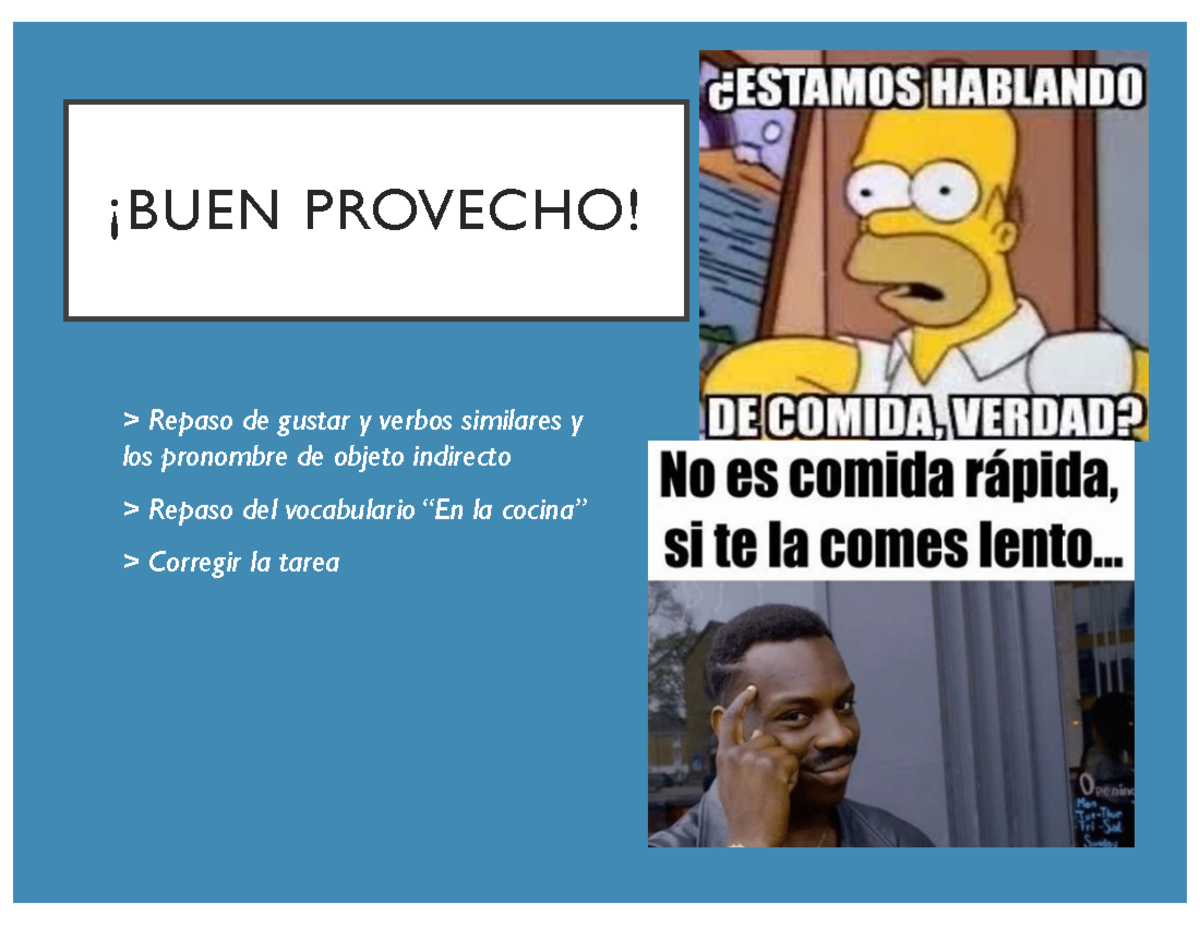 3. Cap. 6 - Repaso del verbo gustar, y verbos similares, los pronombres ...