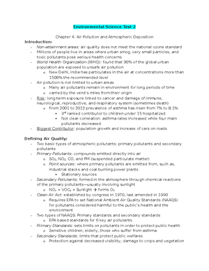 Soil - All info is on the tests - ENSC 10143 - TCU - Studocu