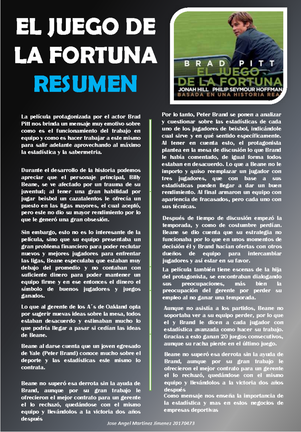 Estadistica U2- Evidencias Película, Tríptico y Mapa Conceptual- JOSE ...