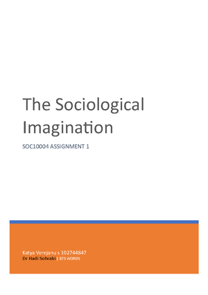 SOC10004 A2 Writing Skills-2 - ID Name SOC10004 - Sociological ...