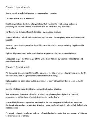 Chapter 7 vocab words - Notes - Chapter 7 vocab words Thinking: paying ...
