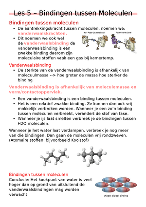 3 Moleculaire stoffen - samenvatting - Chemie Overal 4 vwo Samenvatting ...