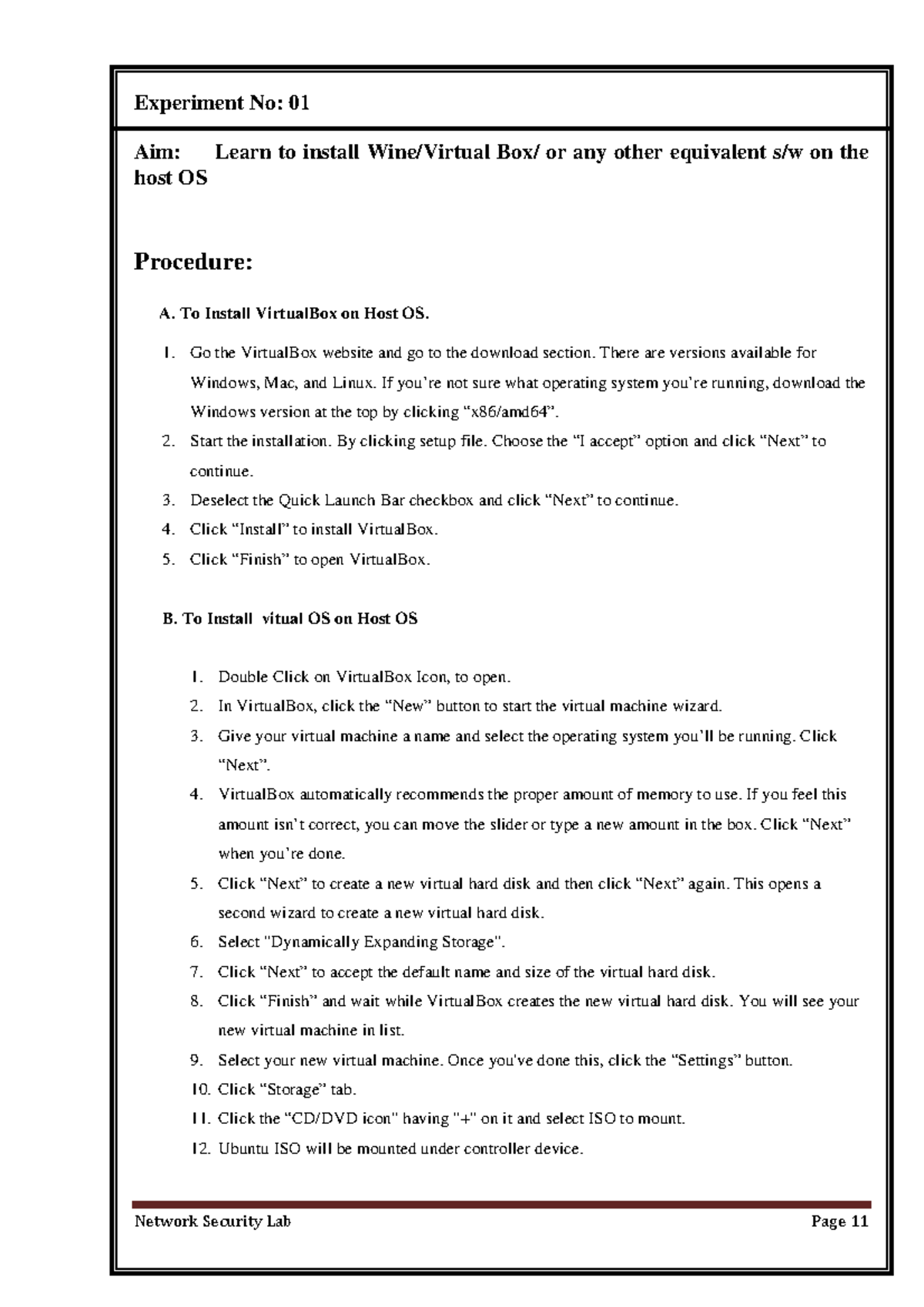 NS LAB EXPT 01 - jgiukg - Network Security Lab Page 11 Experiment No ...