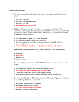 NSG 3130 – Practice Questions - Exam 4-2 - NSG 3130 – Fundamentals II ...