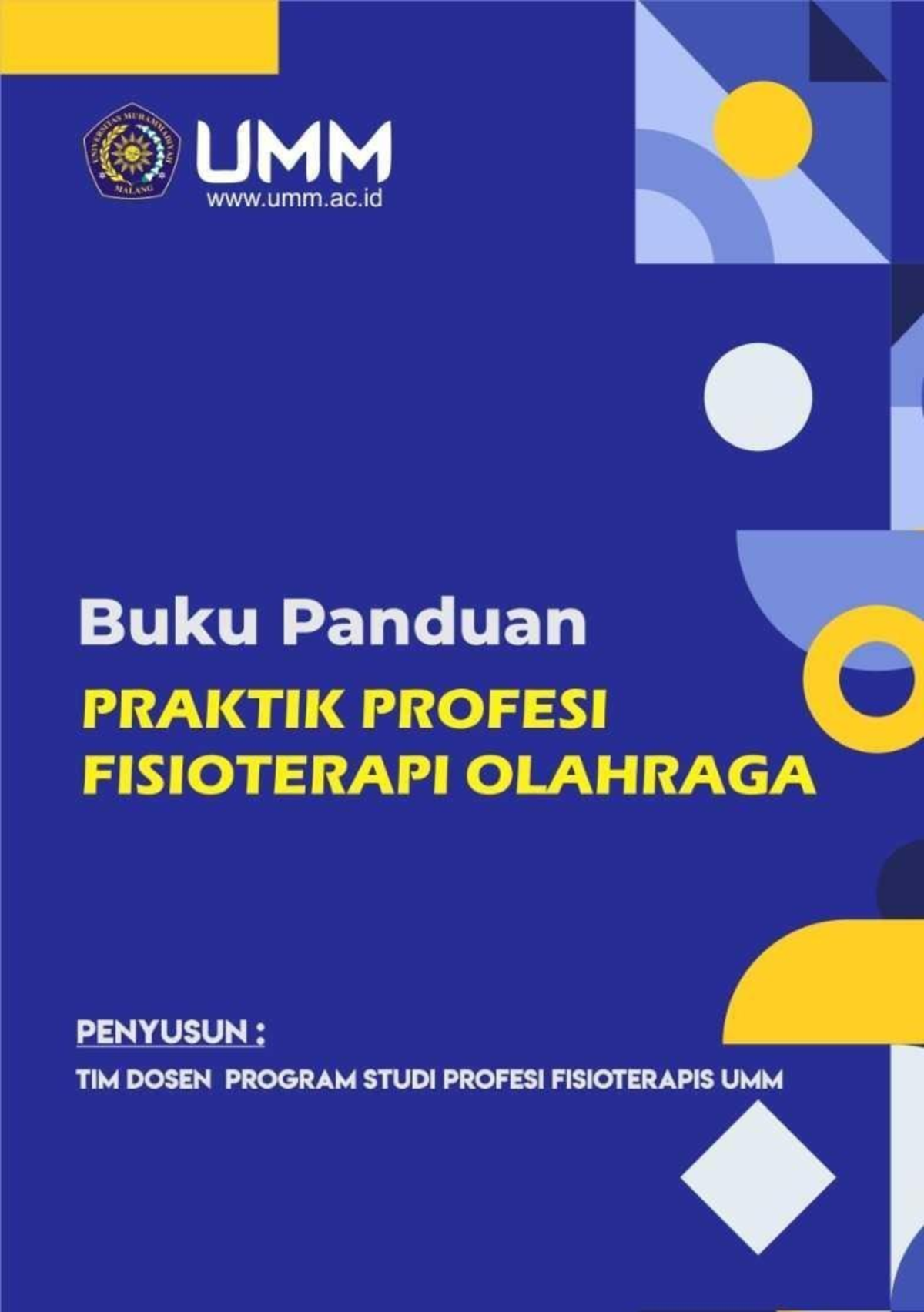 Olahraga Panduan - PANDUAN PRAKTIK PROFESI FISIOTERAPI OLAHRAGA PROGRAM STUDI PROFESI ...