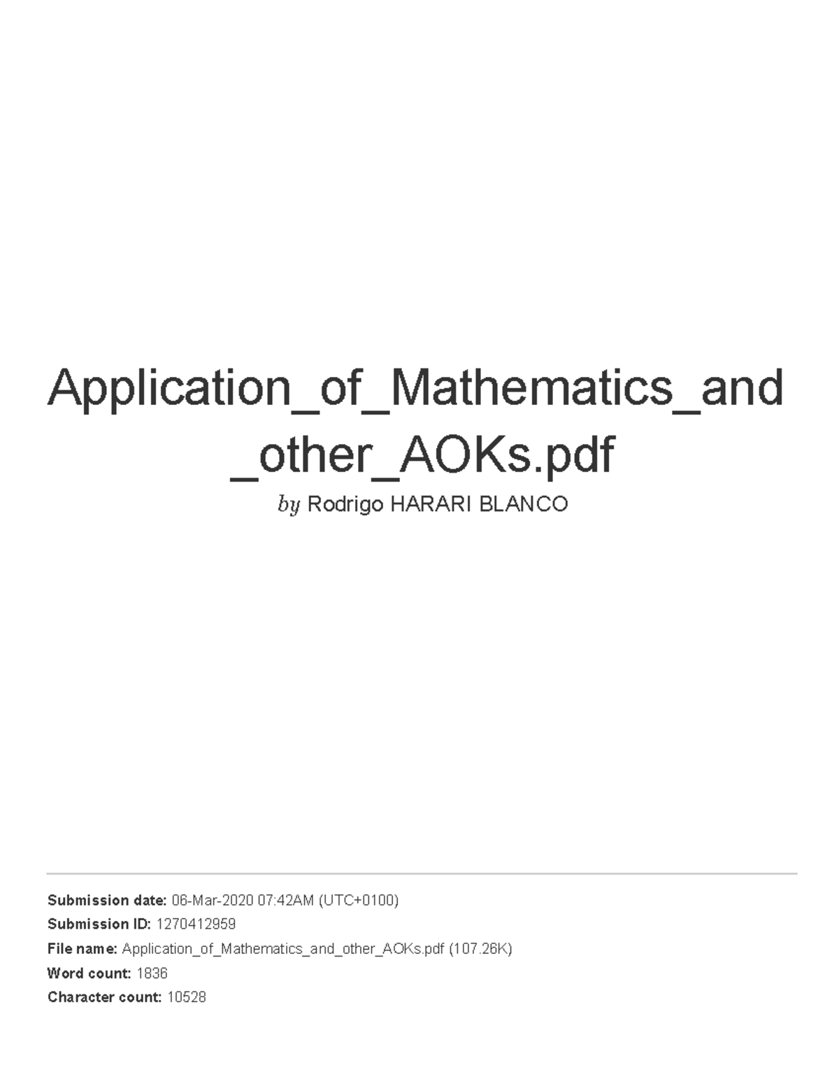 Application of Mathematics and other AOKs.pdf (2) copia - Application ...