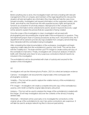 WGU C840 Digital Forensics 2022 Study Guide - Anything the specialist ...