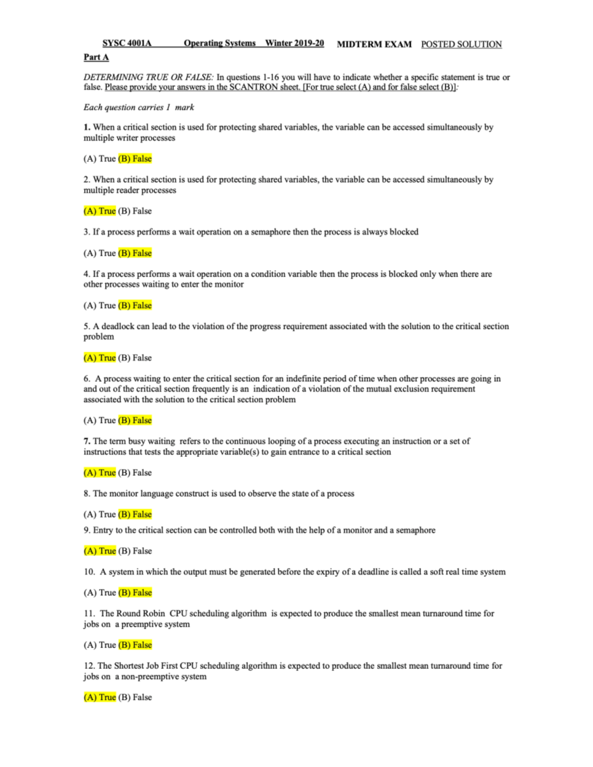 Midterm example - SYSC 4001 - Studocu