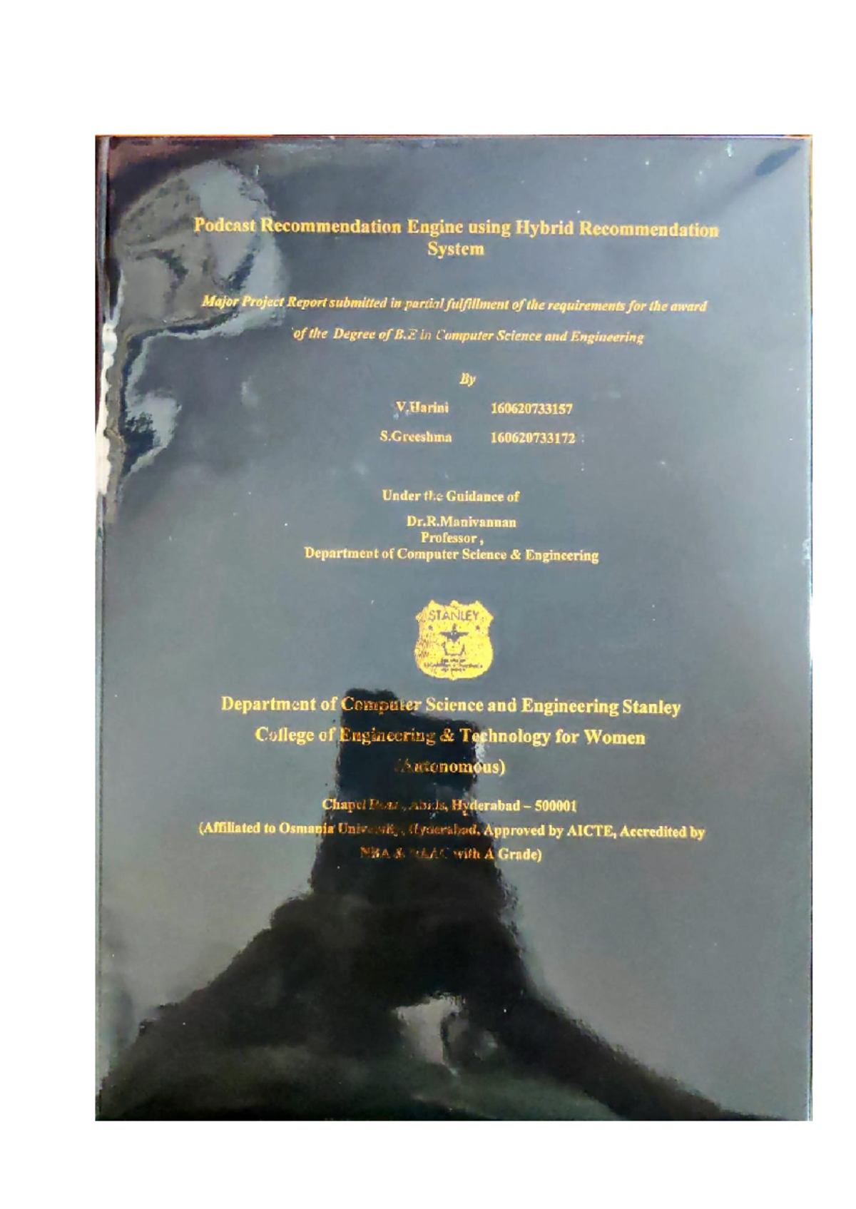 Team15 - ACKNOWLEDGEMENT Firstly, we are grateful to The Almighty God ...