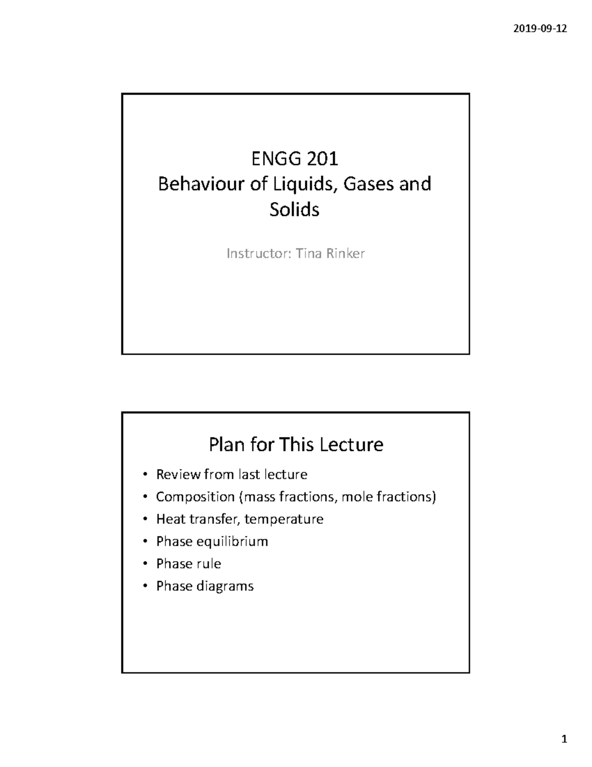 ENGG 201 Lecture 3 Ch 2 and 4 F19 - Warning: TT: undefined function: 32 ENGG - Studocu