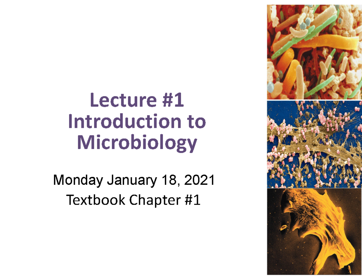 Microbiology 1-9 midterm 2 - Lecture Introduction to Microbiology ...