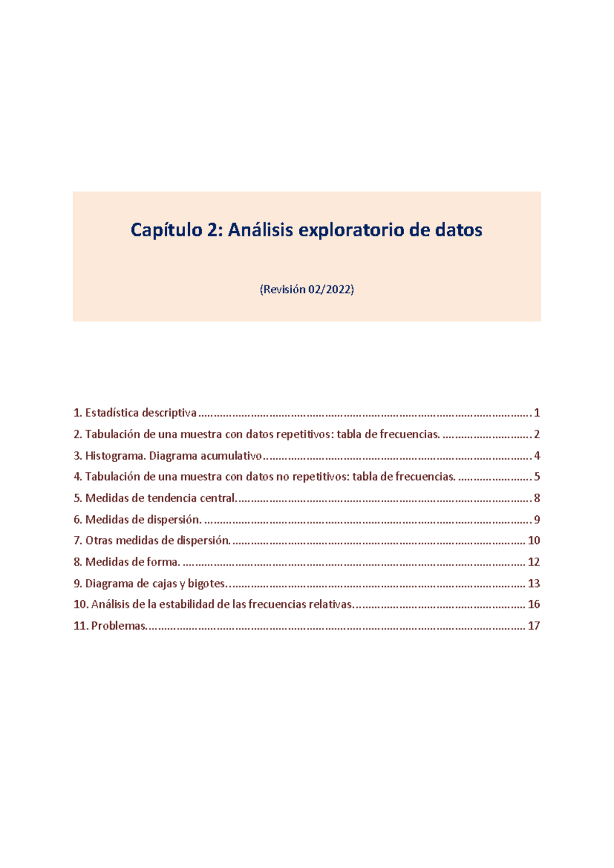 02 Análisis exploratorio de datos - Capítulo 2: Análisis exploratorio ...