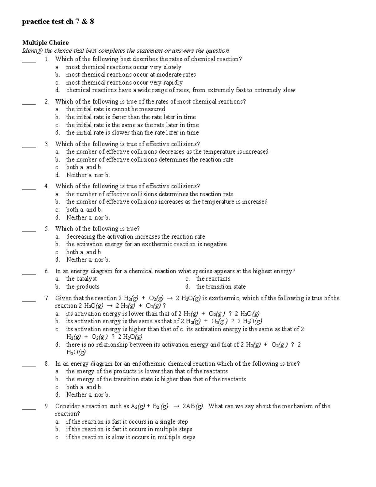 8971571 - Modern Chemistry Chapter Chemical Equations Reactions Chapter ...