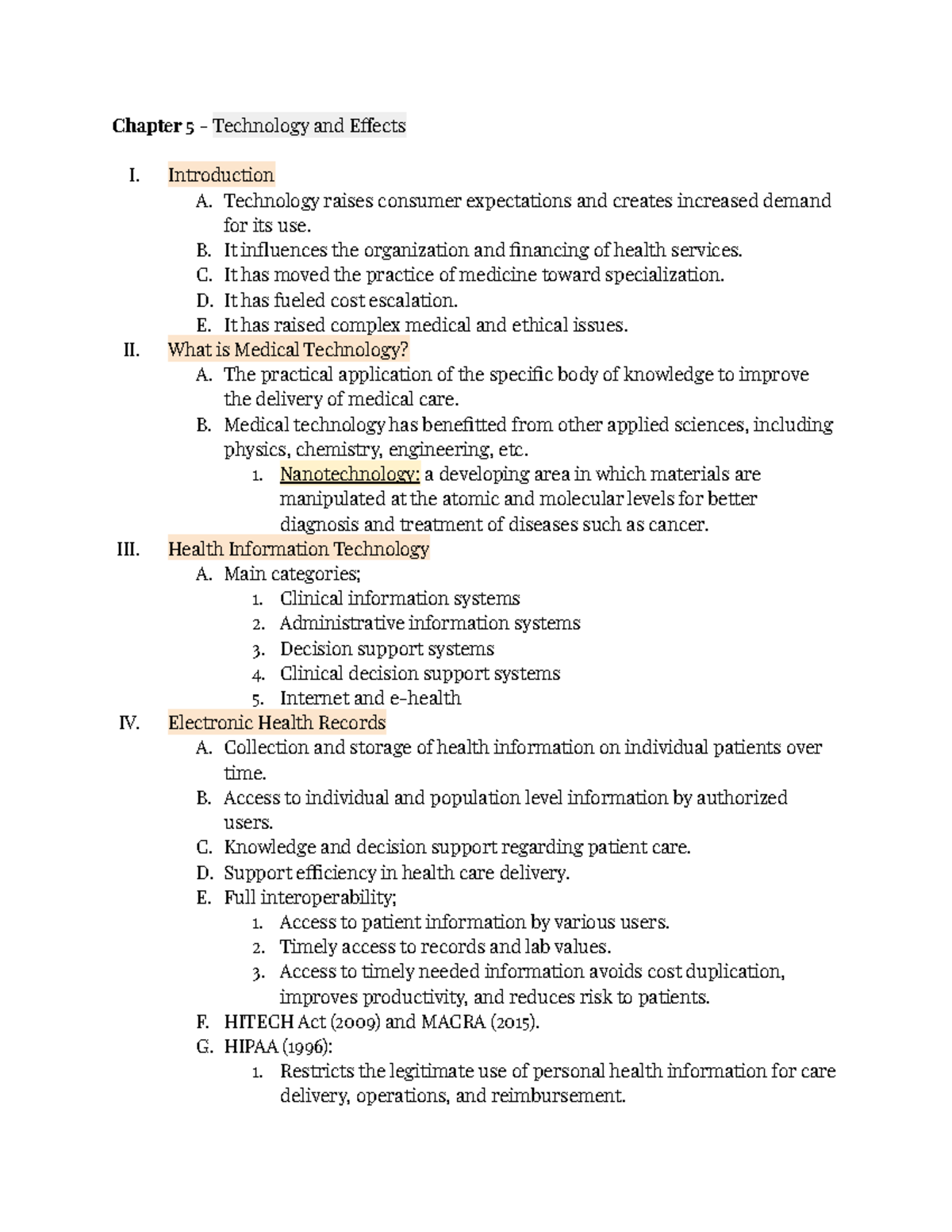 PUBH233 Chapter 5 - David Woodrum - Chapter 5 - Technology and Eects I ...