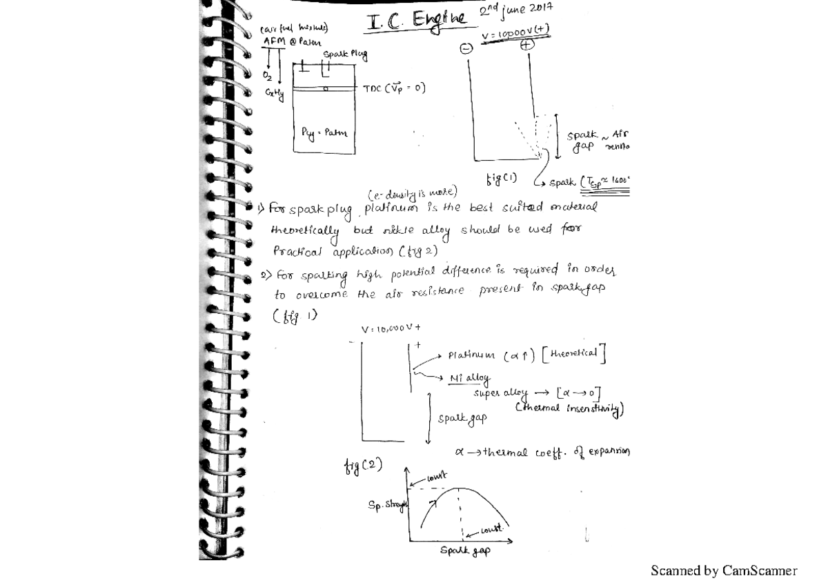 Ignition combustion Engine - Mechanical Engineering - Studocu
