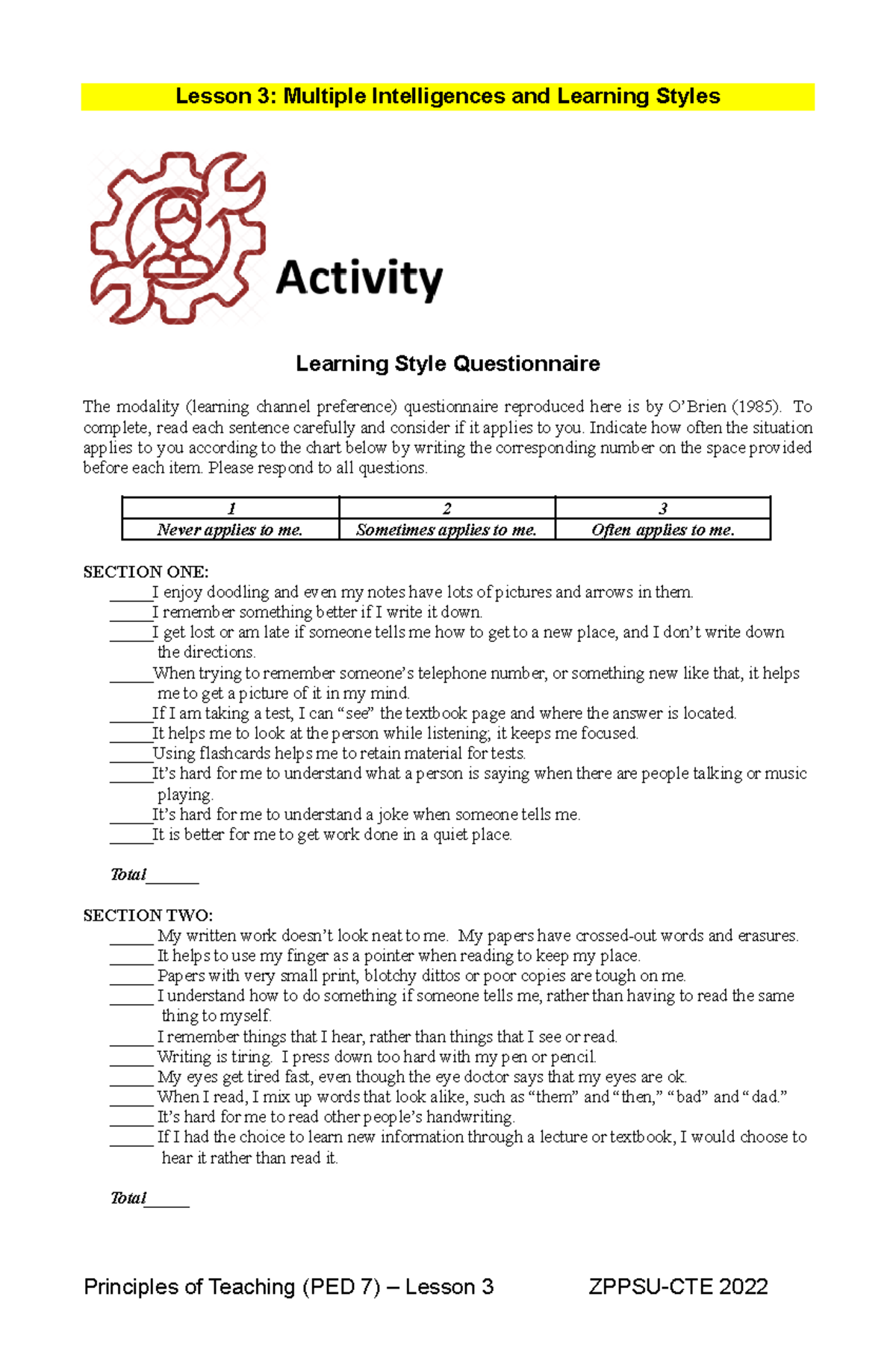 Inbound 5508816241336188532 - Lesson 3: Multiple Intelligences and ...