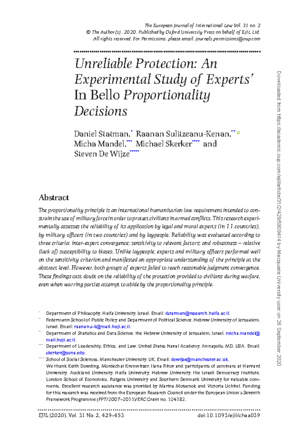 Phil March 12 - The European Journal of International Law Vol. 31 no. 2 ...