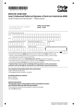 Bs 76712018 model forms minor electrical installation works certificate ...