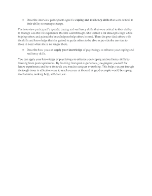 PSY 491 Module Three Video Reflection - Karina Delgado Professor Jelinski PSY 491-H 14 March ...