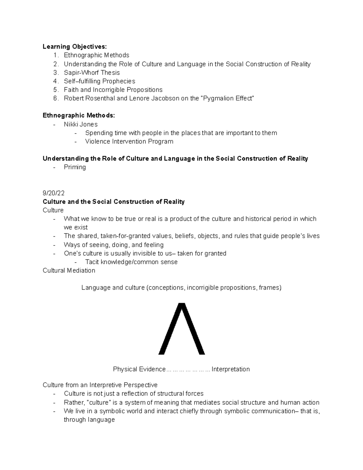 SOC in class notes textbook notes - Learning Objectives: 1 ...