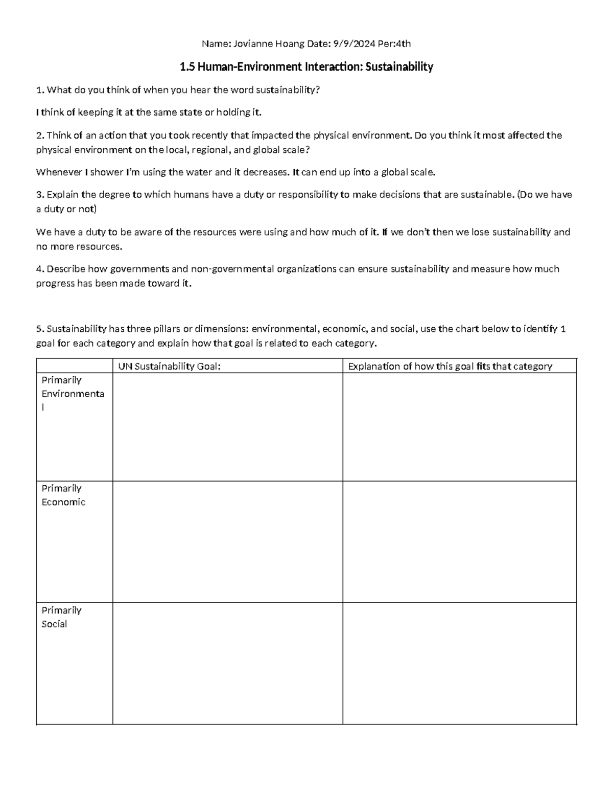 HEI Sustainability - to lazy to type description sorry! - Name ...