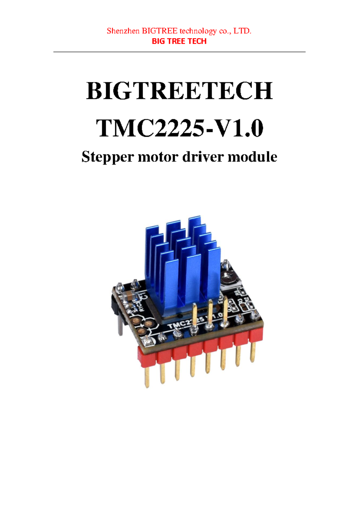 TMC2225 V1 - Template - BIG TREE TECH BIGTREETECH TMC2225-V1. Stepper ...