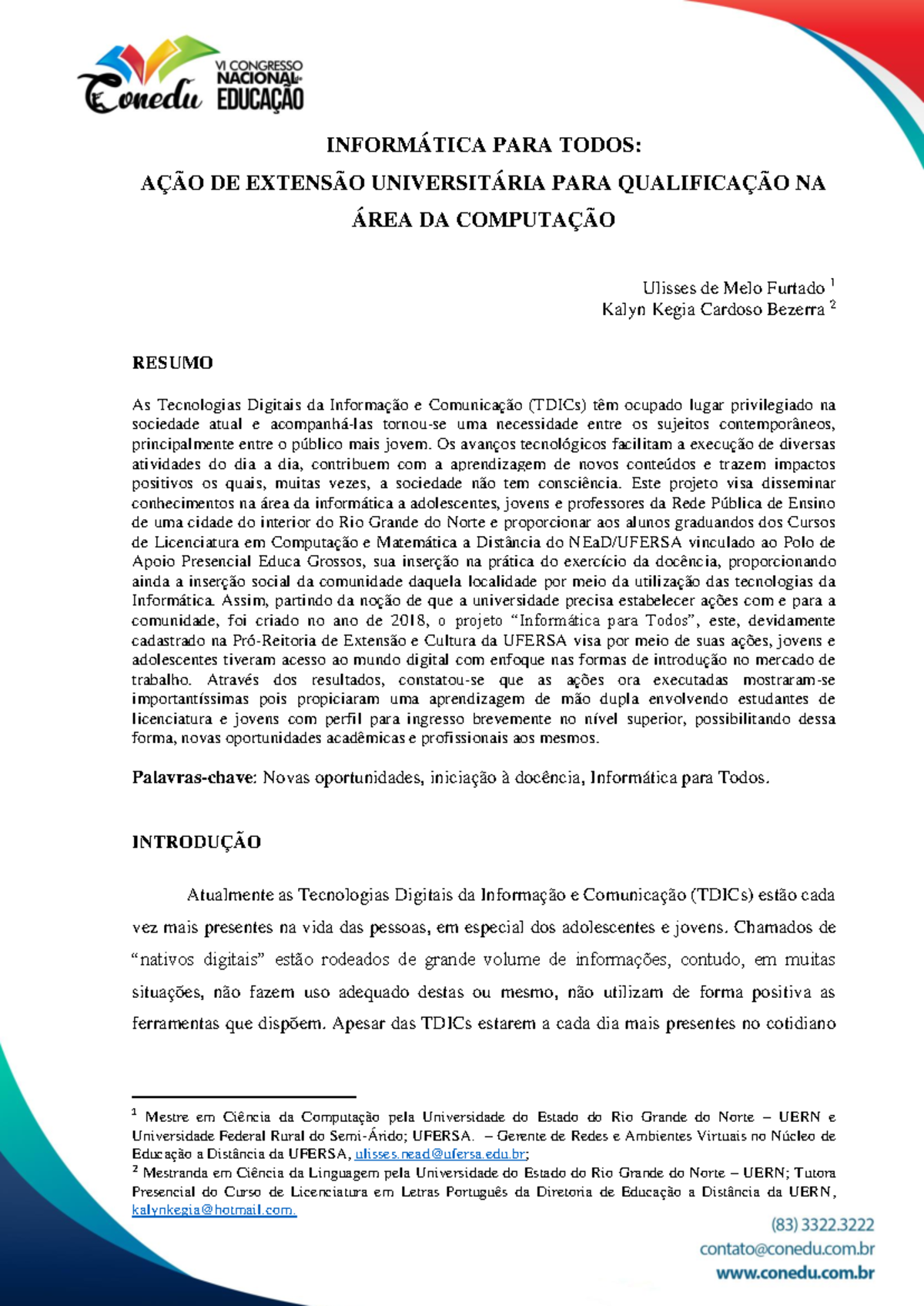 Trabalho EV127 MD1 SA19 ID115 25082019 105109 - INFORMÁTICA PARA TODOS ...