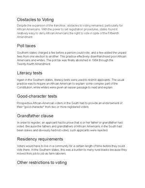 The Development of Political Parties - The existence of only two ...