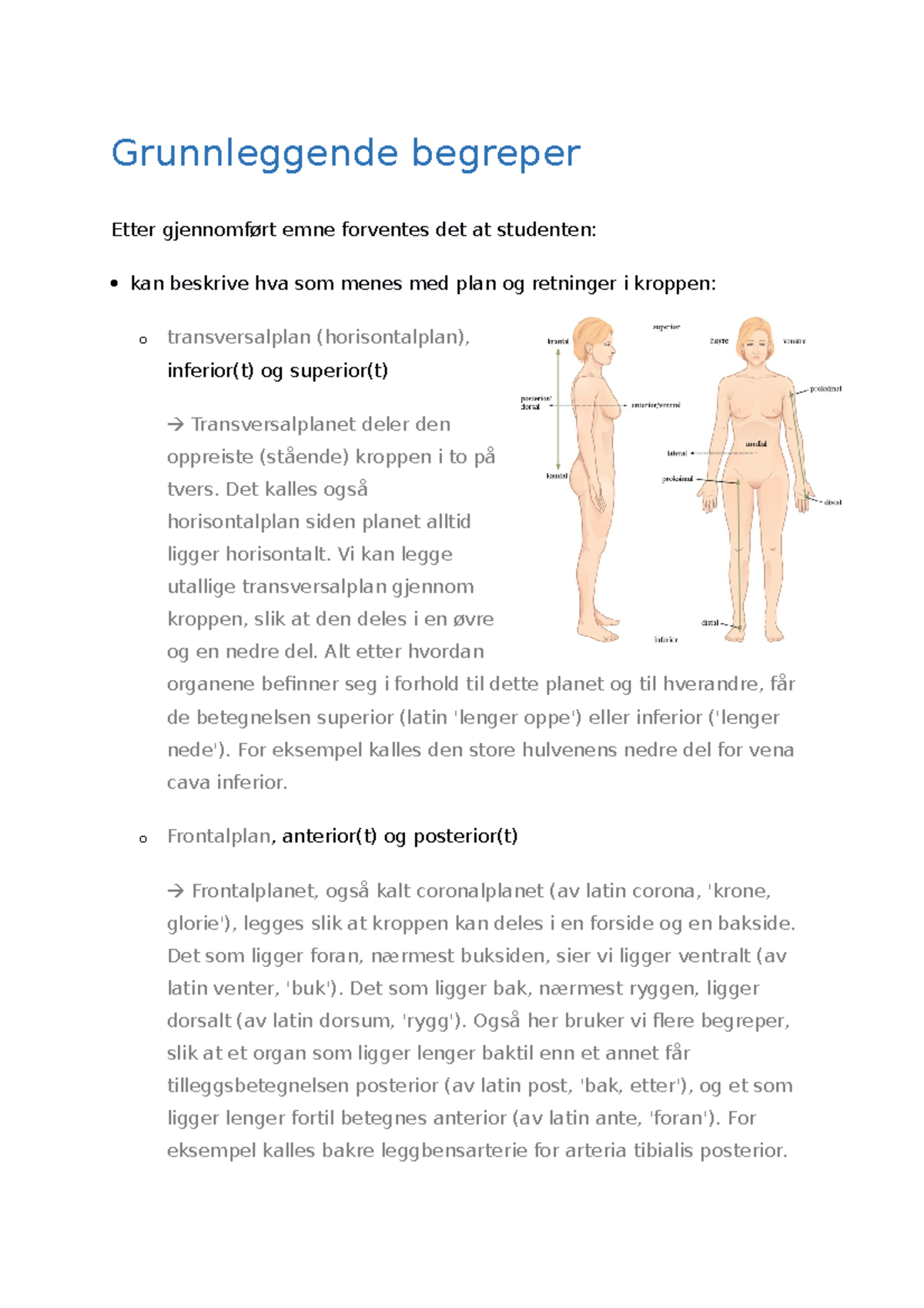 Grunnleggende begreper - Grunnleggende begreper Etter gjennomført emne ...