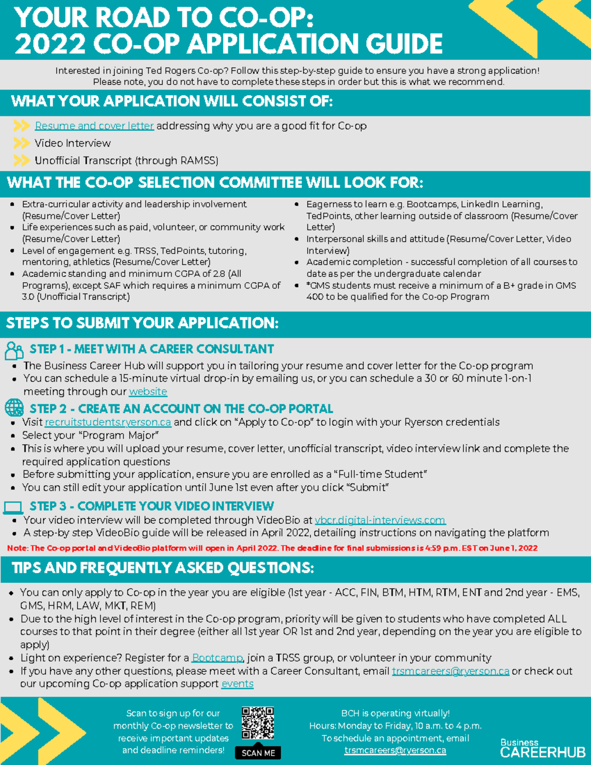 Co-op Application Guide 2022 - STEP 3 - COMPLETE YOUR VIDEO INTERVIEW ...