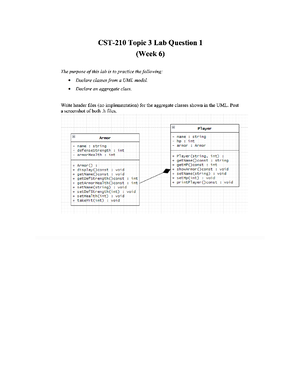 Activity 5 - CST-210 - Part 1: Java Generics Part 2: Java Collections Framework - Studocu