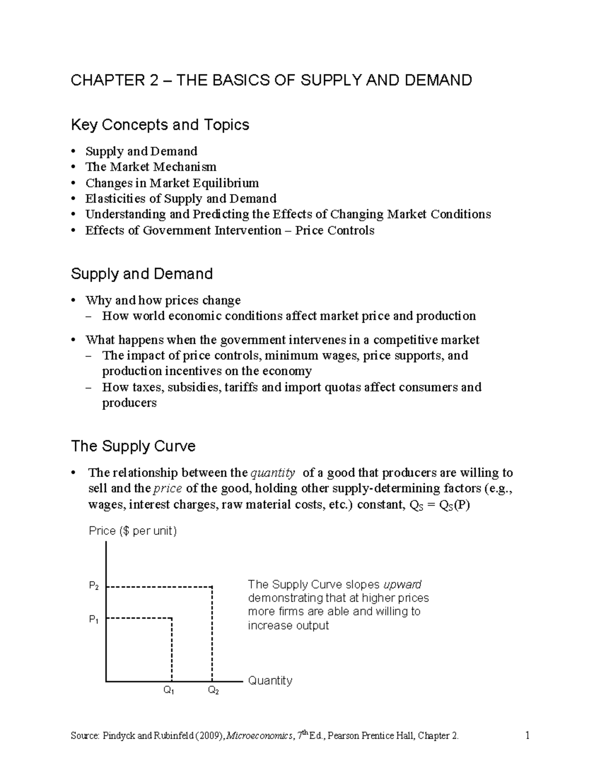220 - ch2 - THE Basics OF Supply AND Demand - _ _ - Studocu