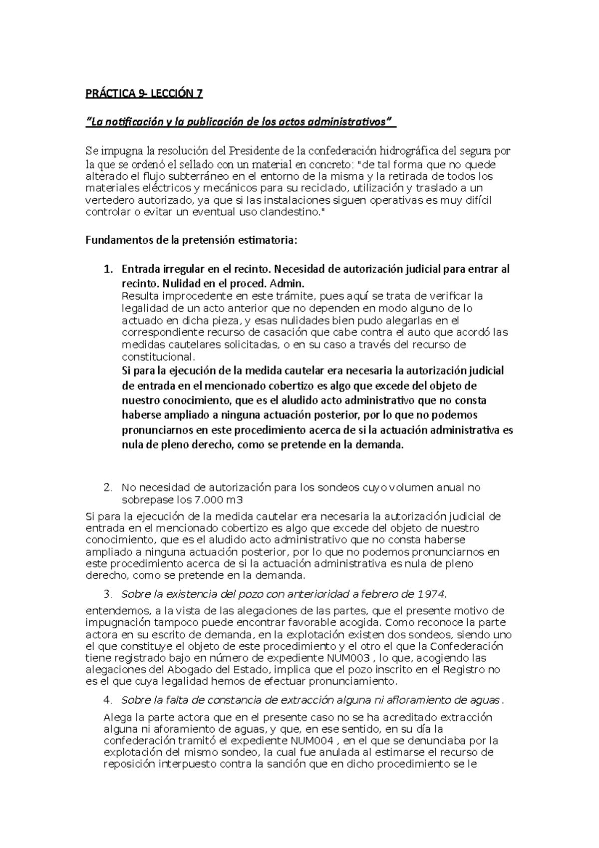 Práctica 9-admin - Practicas obligatorias de admin - PRÁCTICA 9- LECCIÓN 7 “La notificación y la ...
