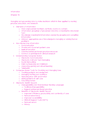 Ch 38 Urinary Outline - ... - 1 Chapter 38 Urinary Elimination Urinary ...