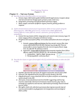 41 - CCMA notes - BIOL 2221 - Studocu