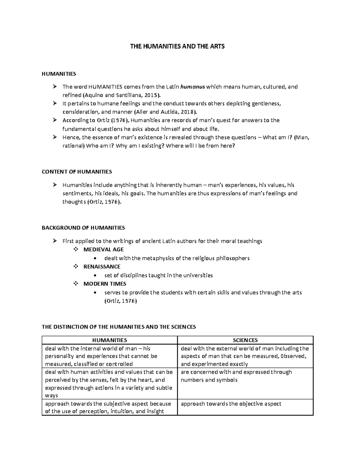 Artapp THE Humanities AND THE ARTS - THE HUMANITIES AND THE ARTS ...